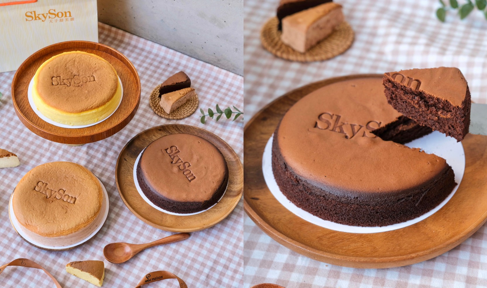 【台中美食】SKYSON天子舒芙蕾｜甜點界的LV質感系代表，可以外帶的法式烘烤舒芙蕾! - 肉依小姐吃什麼