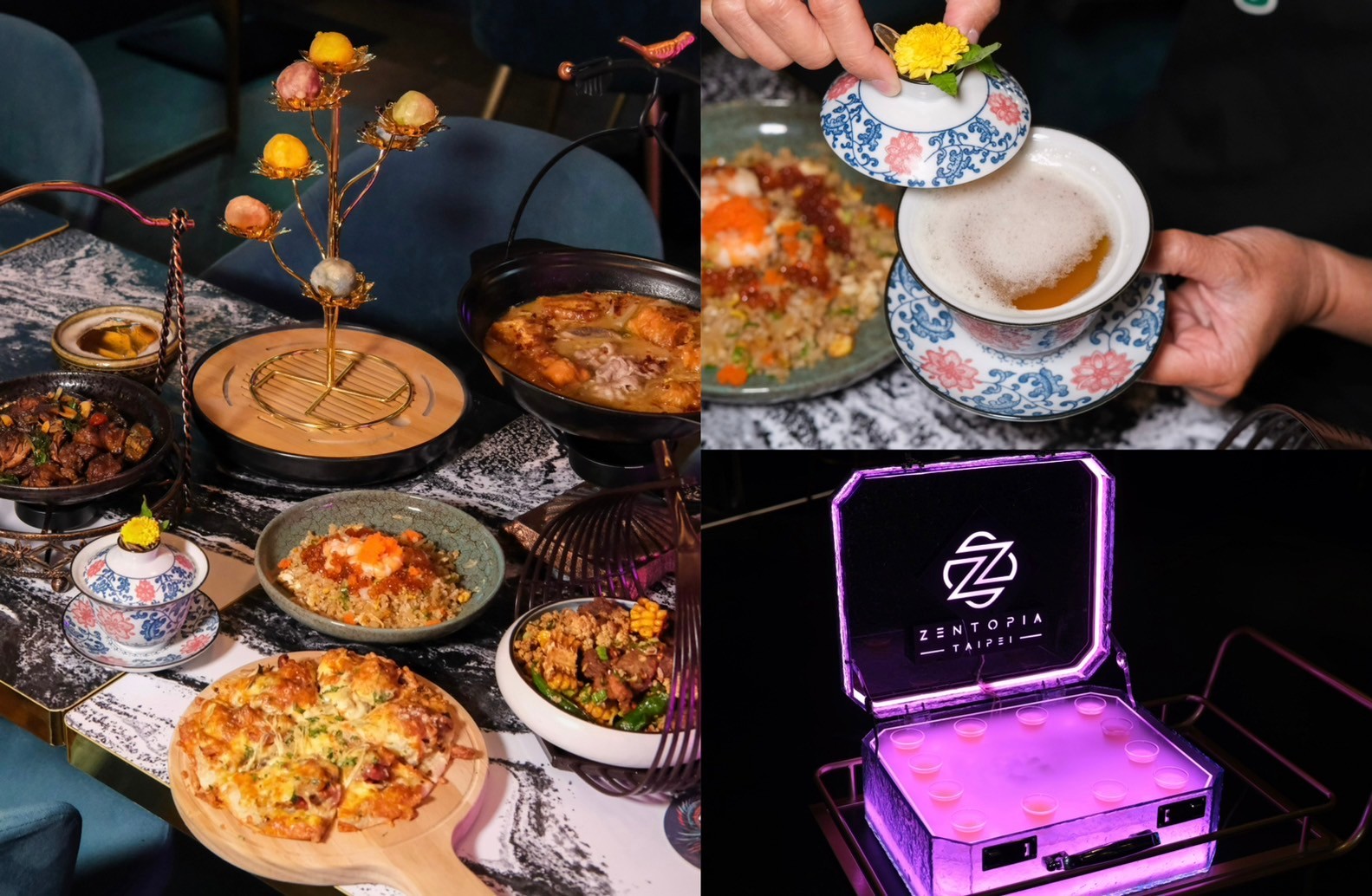 Zentopia Taipei 禪托邦餐酒館｜台北新開幕創意台式餐酒館，當月壽星用餐送超浮誇SHOT! - 肉依小姐吃什麼